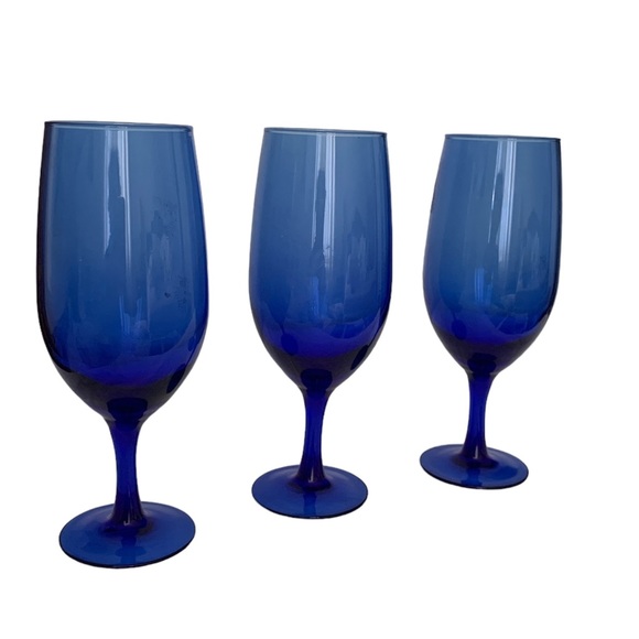 Luminarc France | Dining | Vintage Luminarc France Cobalt Blue ...